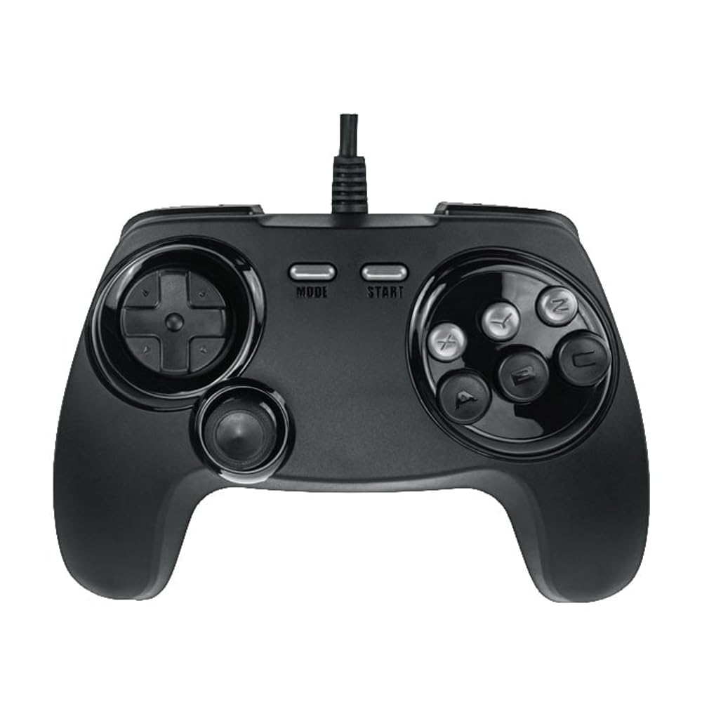 BrawlerGen Genesis Mini Controller 6 Button Genesis Mini/PC/MAC/Switch USB Compatible