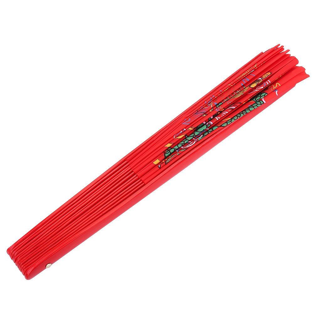 AUHX Chinese Fan, Dance Fans Environmental Sturdy Colorfast for Training for Practice