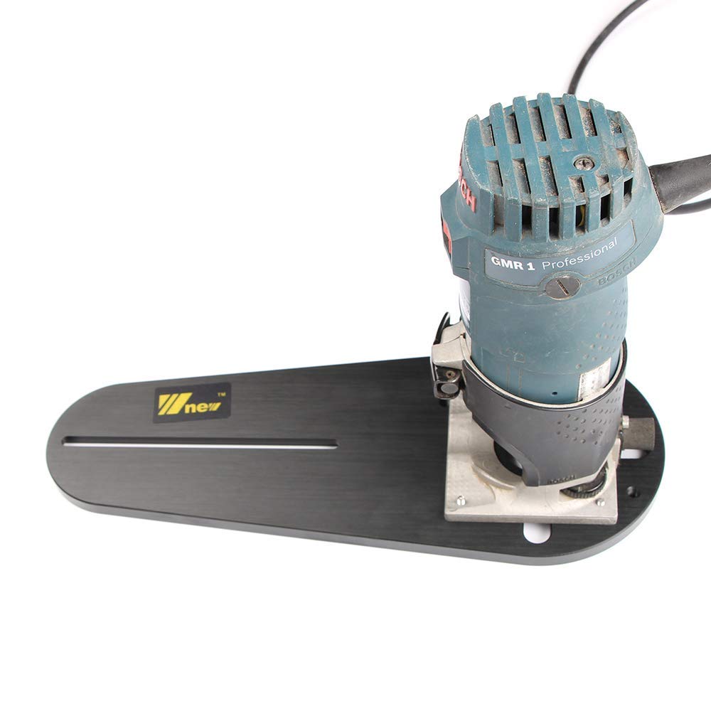 BTMIEY Circle Cutting Jig,Circle Cutting Jig for Electric Hand Trimmer Wood Router Woodworking (B)