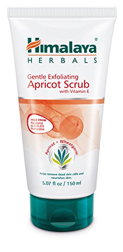 Himalaya Gentle Exfoliating Apricot Scrub with Vitamin E, Exfoliates Dead Skin Cells, For All Skin Types, Free from Parabens, SLS and Phthalates, 150 ml (5.07 oz)