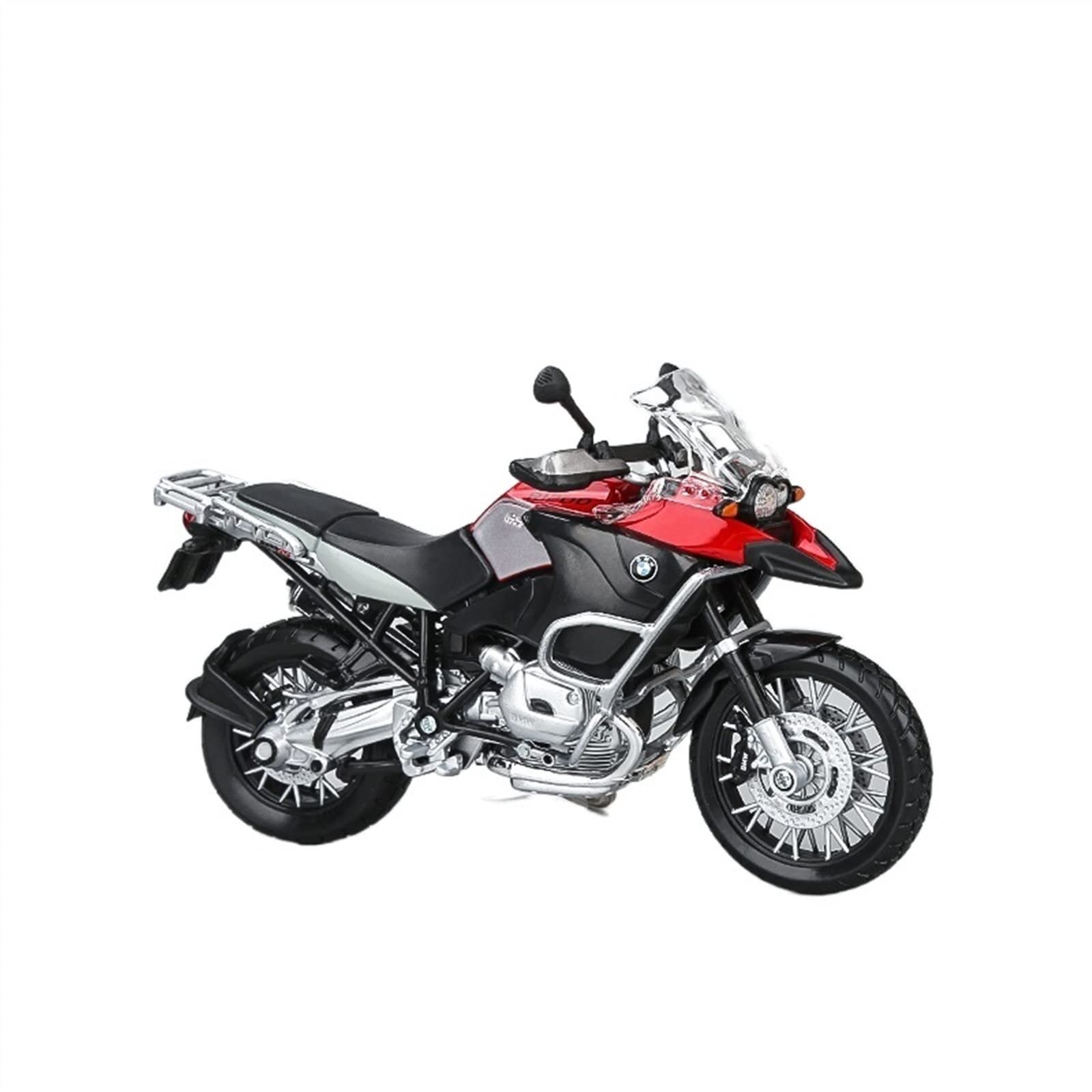APLIQE Scale Model Vehicles for Motorcycle BMW R1200 GS Toy Model Simulation Alloy Locomotive Racing Cool Model Ornament (Color : 3)