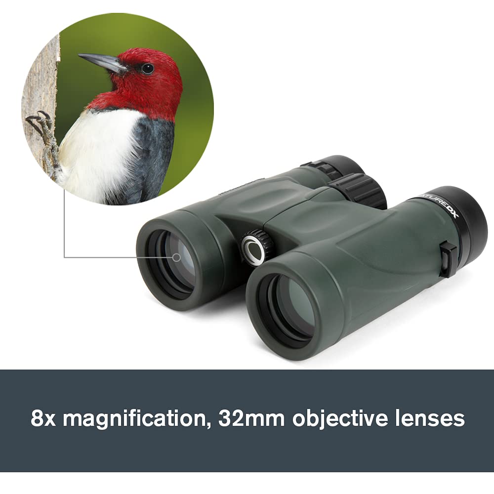 Celestron β Nature DX 8x32 Binoculars β Outdoor and Birding Binocular