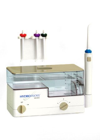 Hydro Floss Oral Irrigator Plus Book Bundled Package - 2 Items