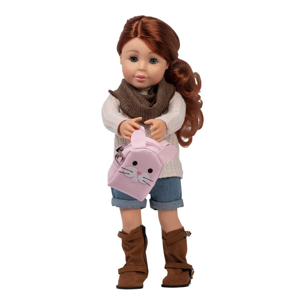 Adora Amazon Exclusive Sweet 18" Doll Collection Amazing Girls - Sweater Weather Sam in Fun Trendy Changeable Outfit, Birthday Gift For Ages 6+ - Sam