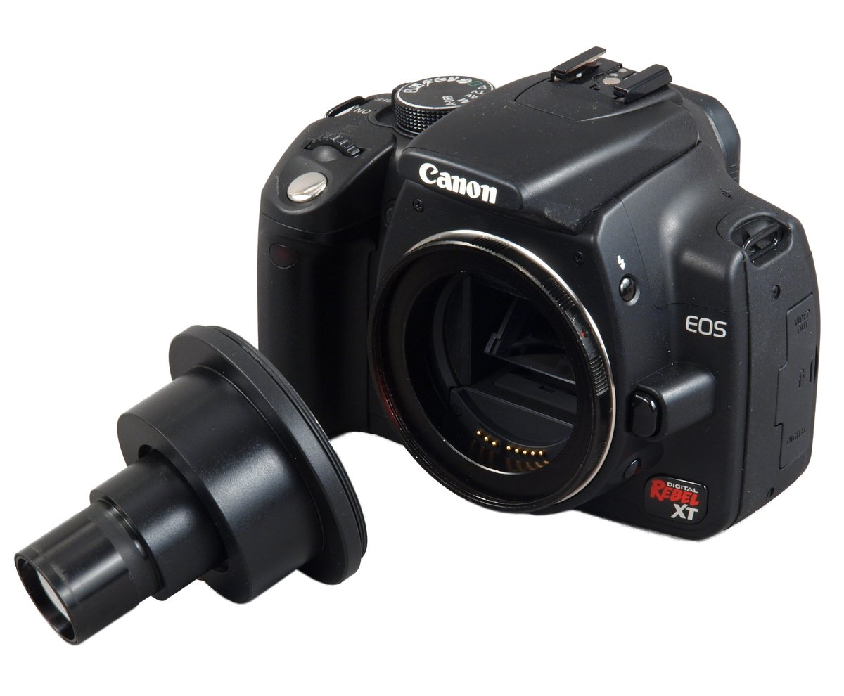 OMAX Microscope Adapter 4 Canon D-SLR w 2X Lens