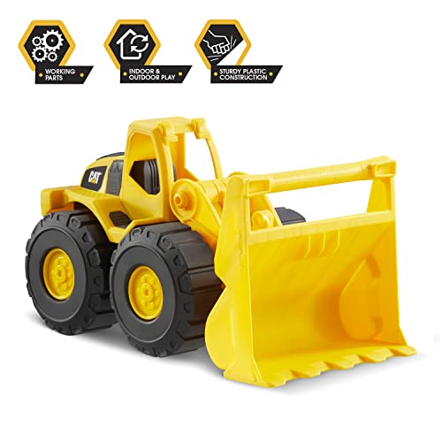 CAT Construction Toys, 2 Pack 7" Mini Crew Toy Trucks with Articulated Parts, Fun and Durable for Indoor/Outdoor Use, Ages 2+