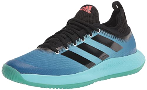 adidas Men's Defiant Generation Tennis Shoe, Pulse Aqua/Black/Altered Blue, 11.5