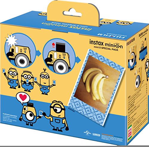 Fujifilm Instax Mini 8 Minion Instant Photos Film Camera (Japan Import)