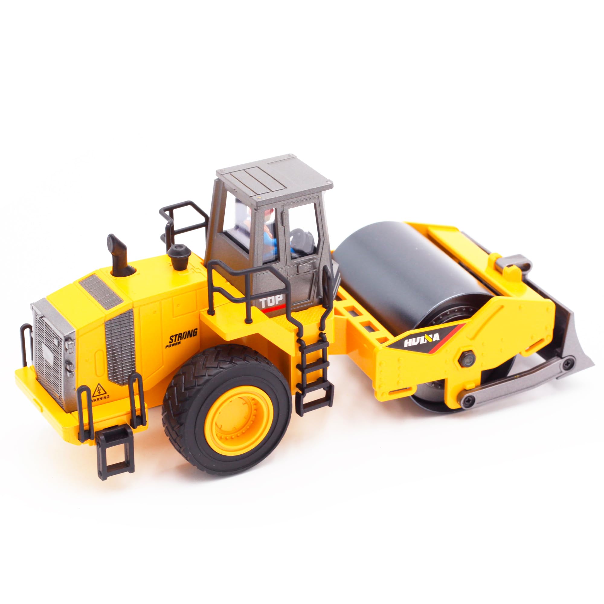 Gemini&Genius Construction Vehicle Toys 1/35 Scale Die-cast Grader Engineering Road Planer Vehicle Models Toys for Kids and Decoration for House (1-35 Road Roller)