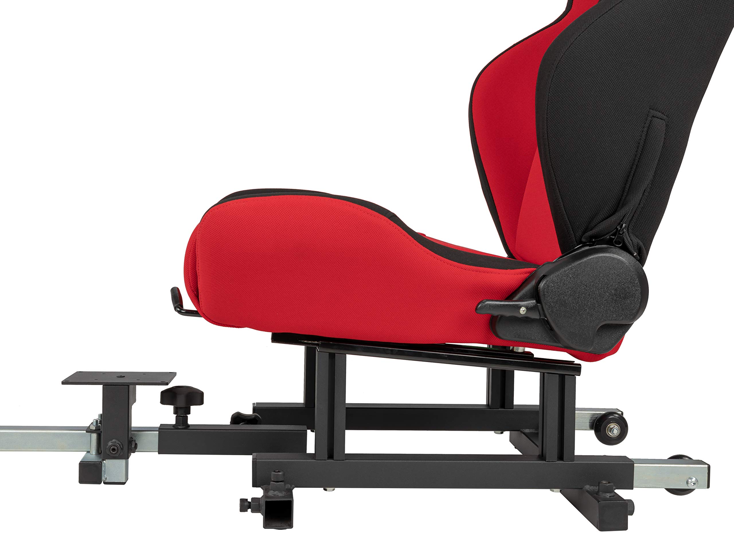 Centered Flight Stick Lower Mount Bracket with Height Adjusmtent. Plates Included. Configuration #6 Compatible with Thrustmaster Warthog, F-16C Viper HOTAS, F/A 18, VirPil, VKB and WinWing Sticks
