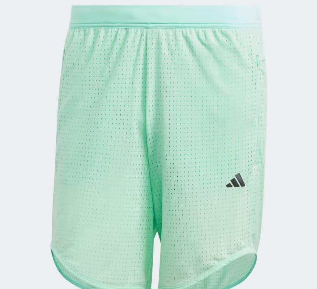 adidas Men's High Intensity Mesh Training Shorts, Black, Medium