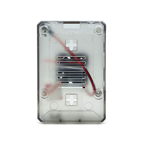 LoveRPi Active Cooling Media Center PC Case with Fan for Raspberry Pi 3, Libre Computer Board, ASUS Tinker Board (Translucent)