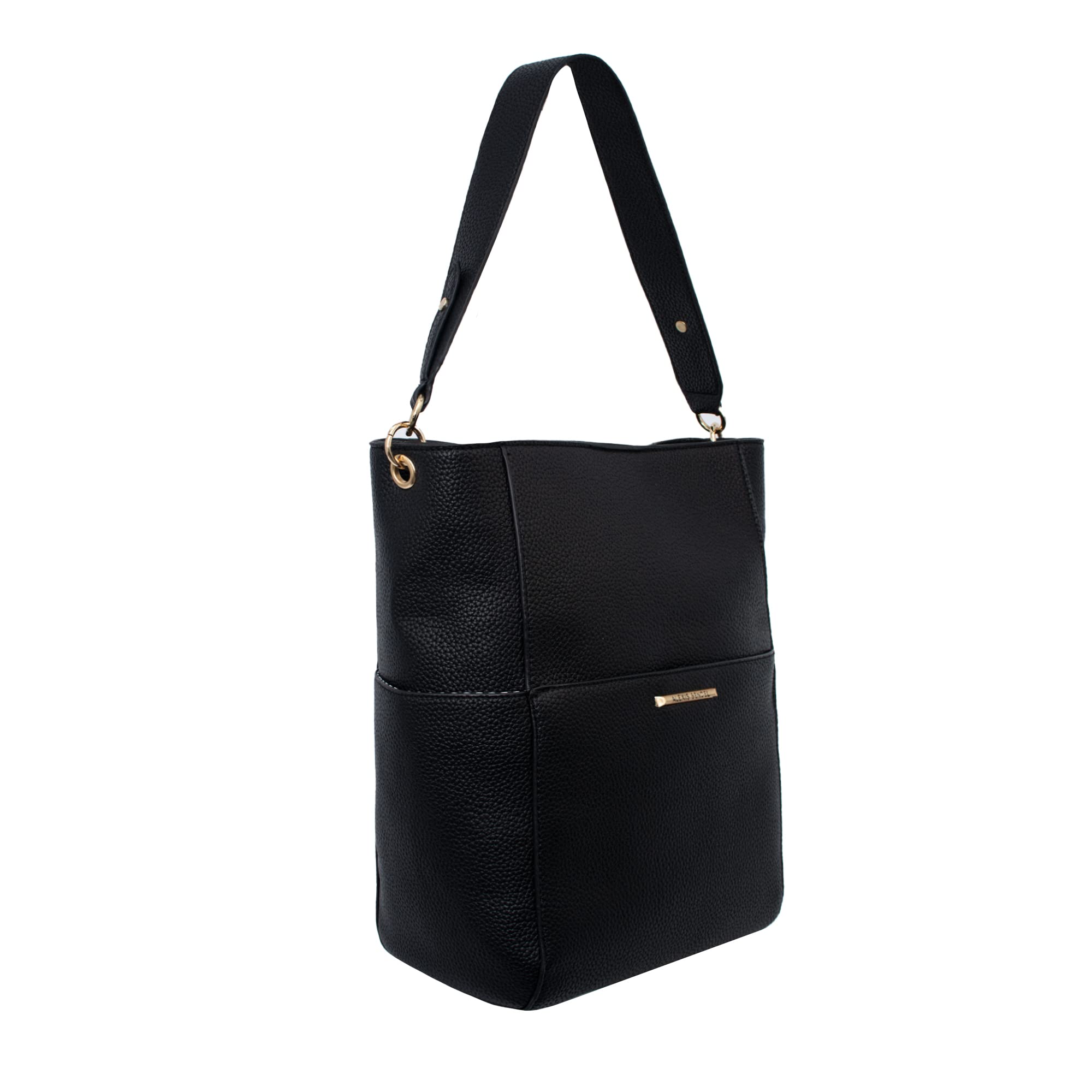 Alexis Bendel Women’s Vegan Leather North/South Tall Hobo Handbag