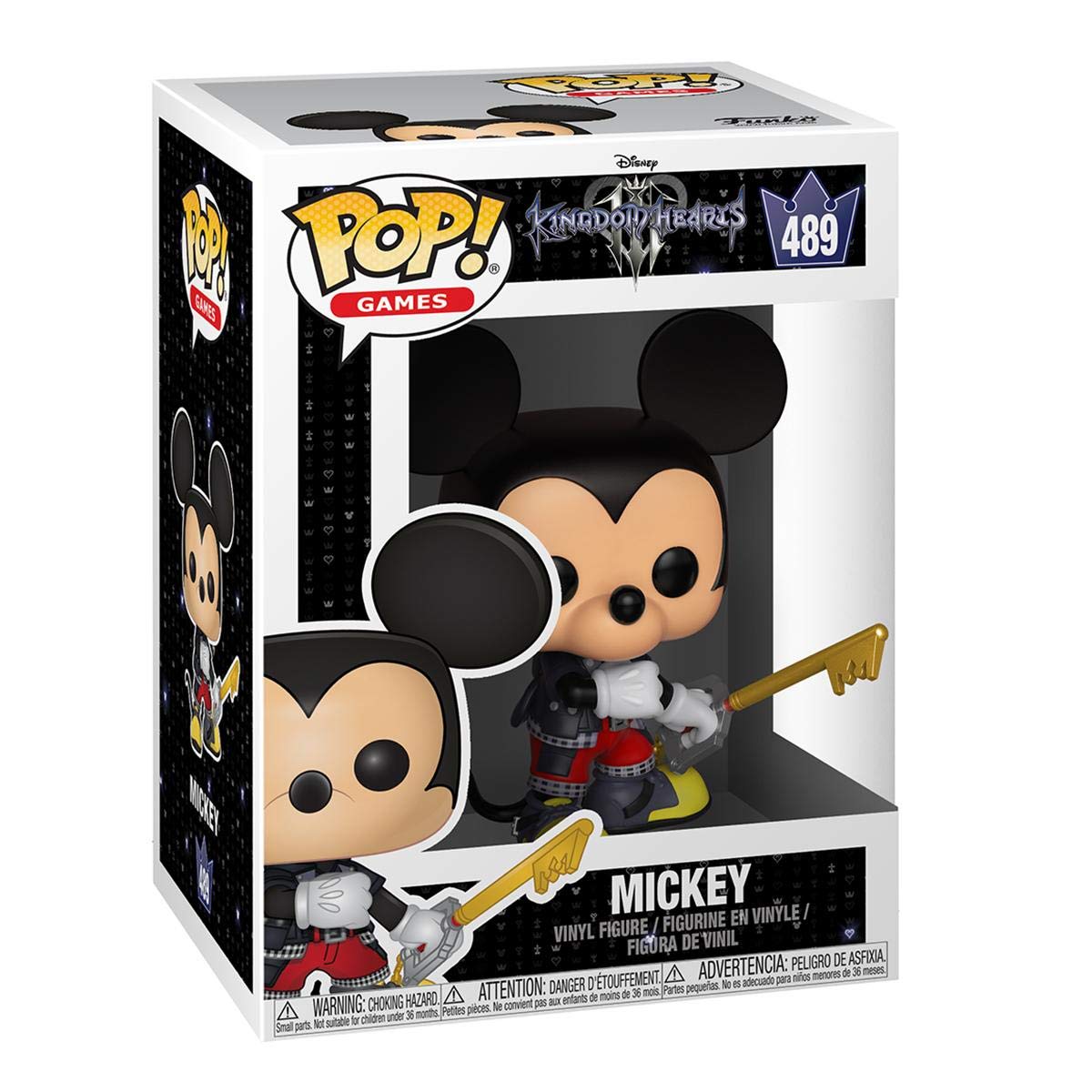 Funko Pop Disney: Kingdom Hearts 3 - Mickey Collectible Figure, Multicolor