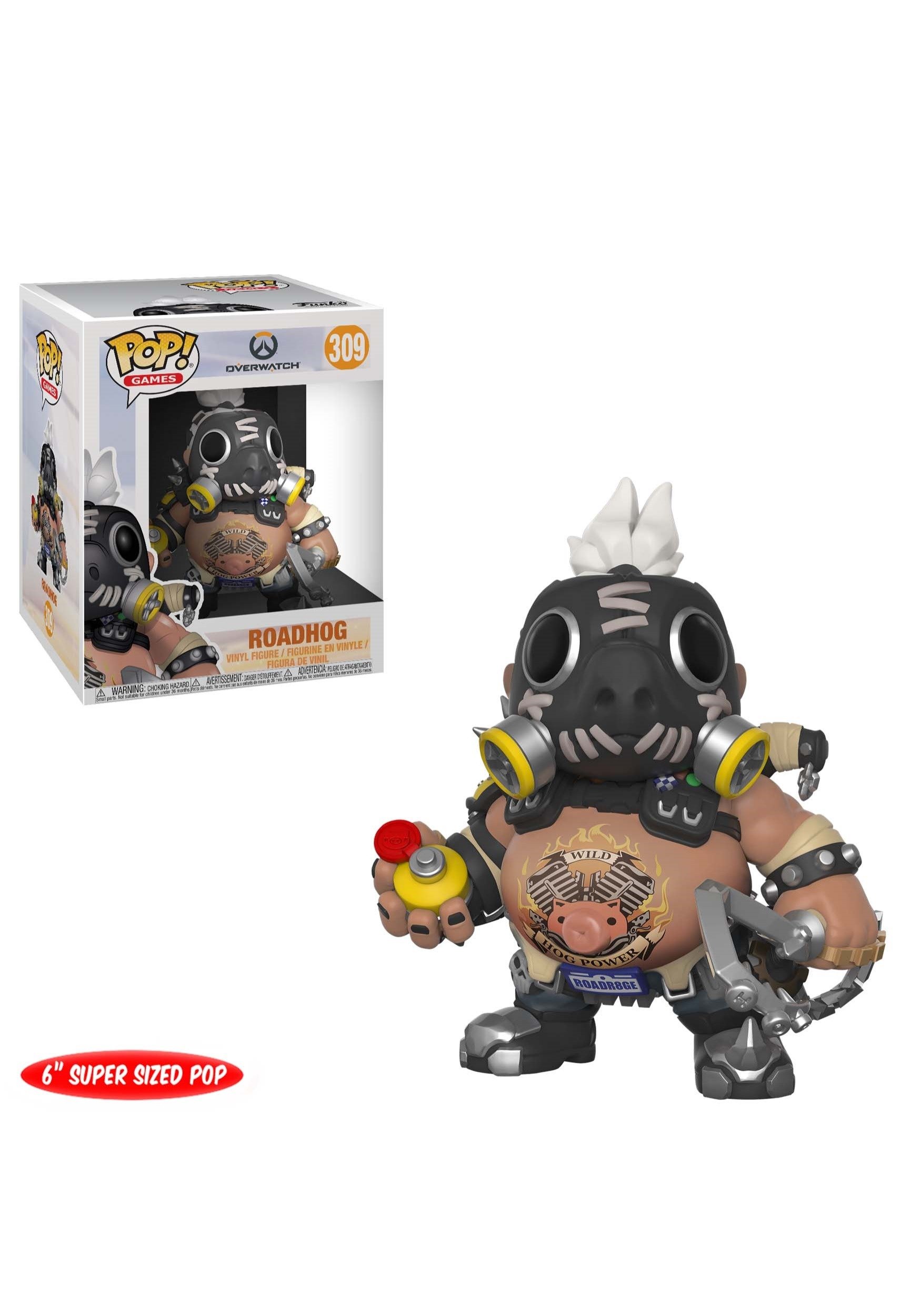 Funko Pop Games: Overwatch-6β Road Hog 6β Roadhog, Multicolor