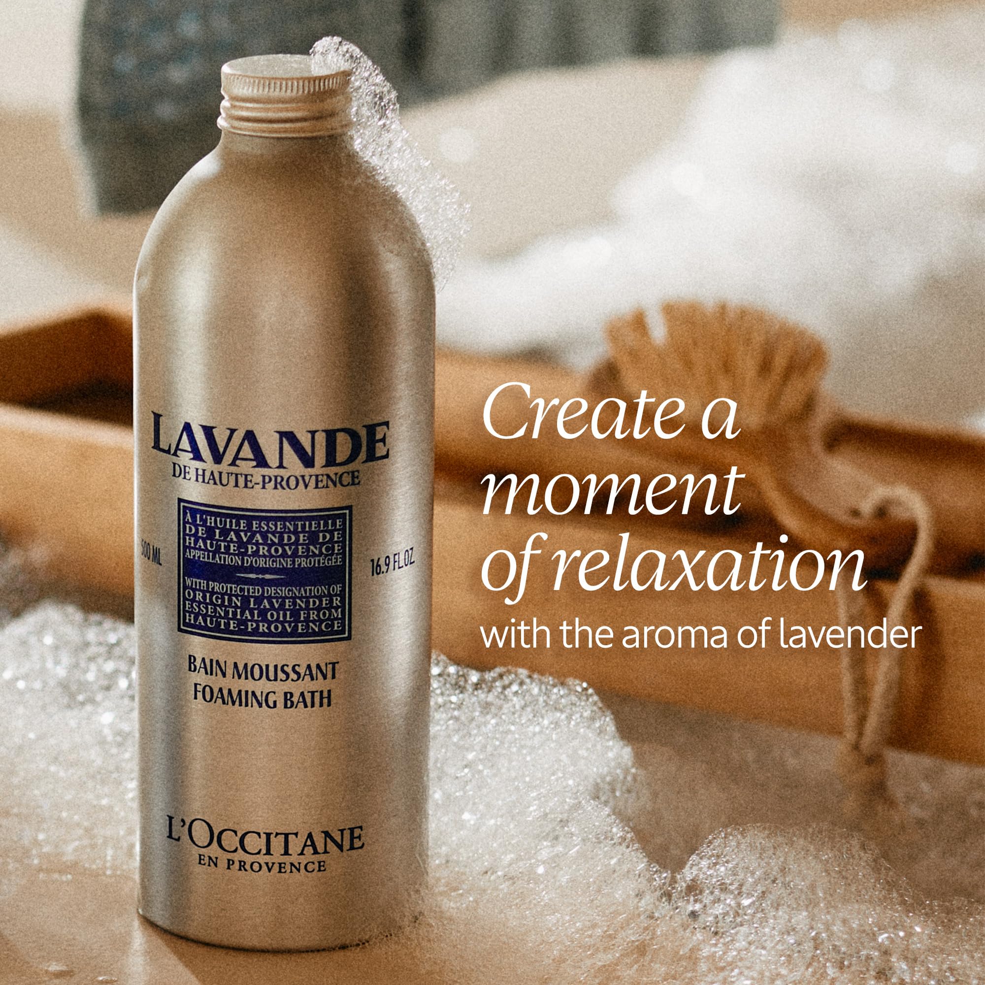 L'Occitane Lavender Foaming Bath, 16.9 Fl Oz (Pack of 1)