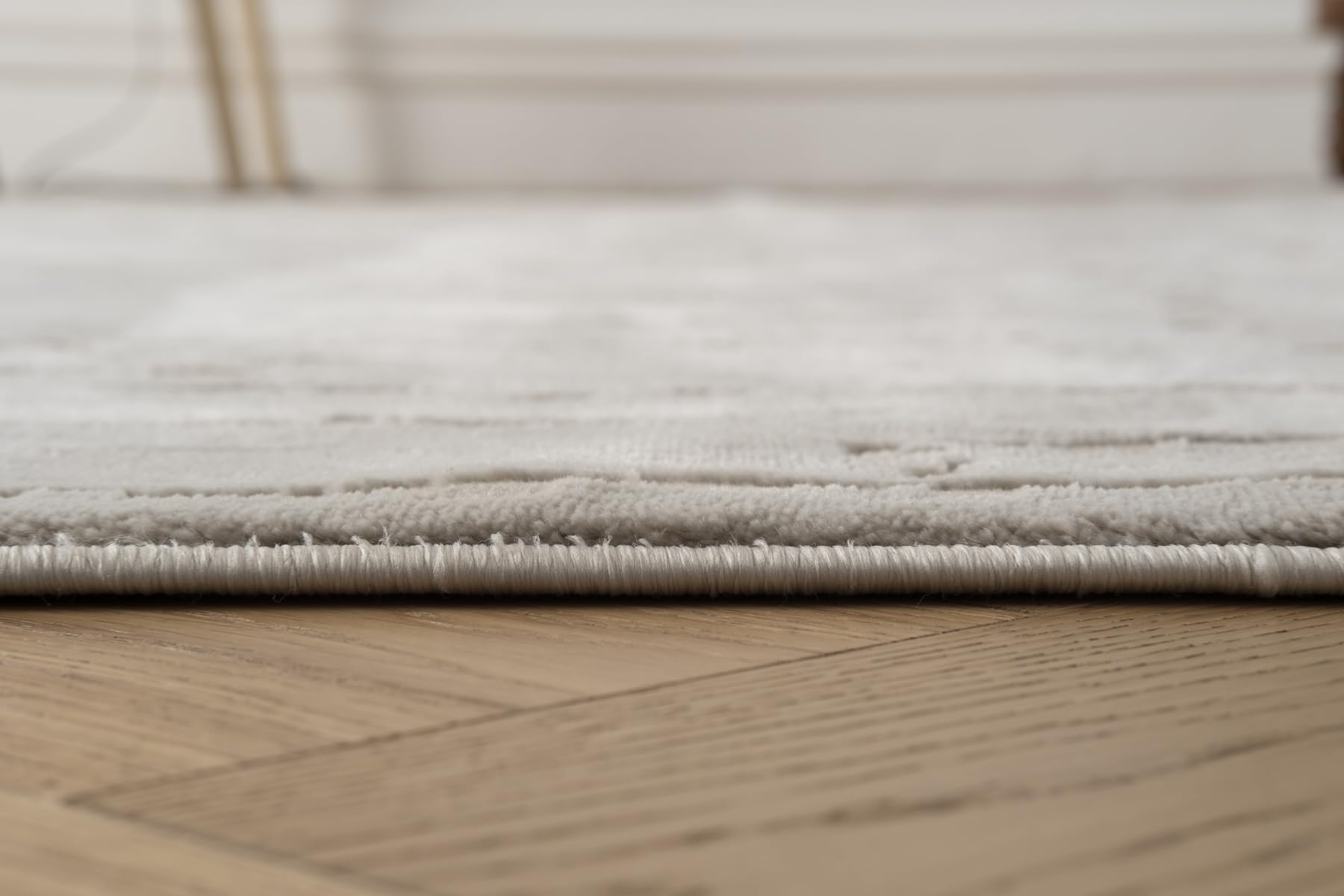 Revival Rugs Ebb 8'x10β Washable Area Rug for Living Room Bedroom - 100% Recycled Oeko-TEX Certified, Medium Pile, Taupe