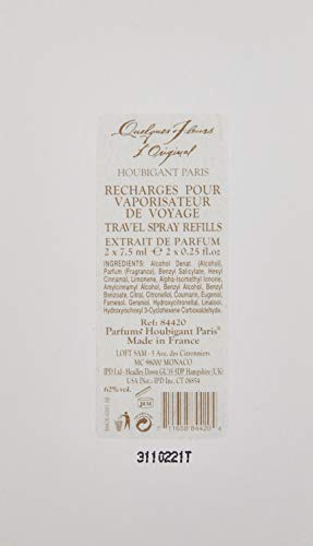 Houbigant Quelques Fleurs L'original Travel Spray Refill, 0.5 Fl Oz