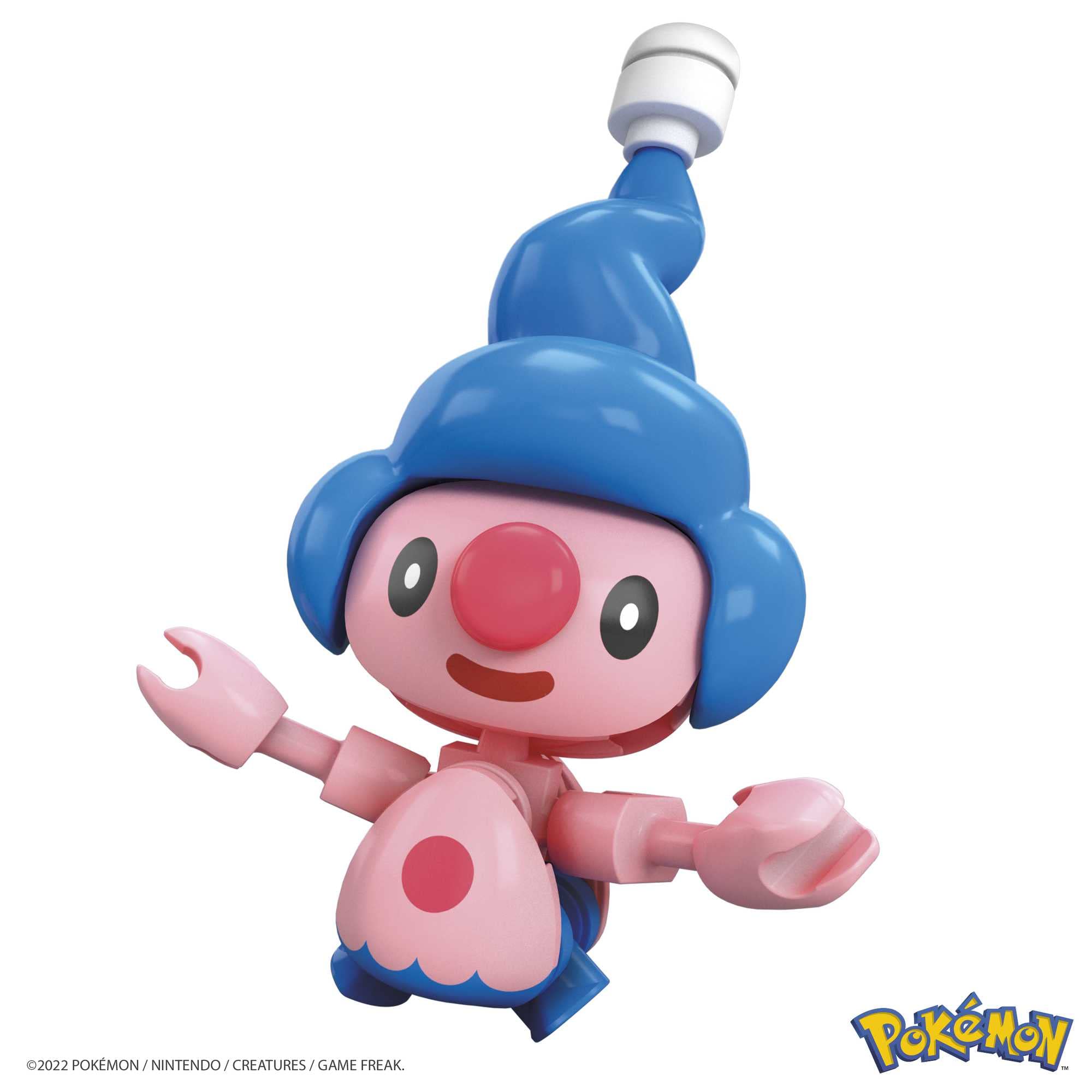 Mega Pokemon Mime Jr. Building Set with 24 Compatible Bricks and Pieces and Poke Ball, Toy Gift Set for Ages 6 and up