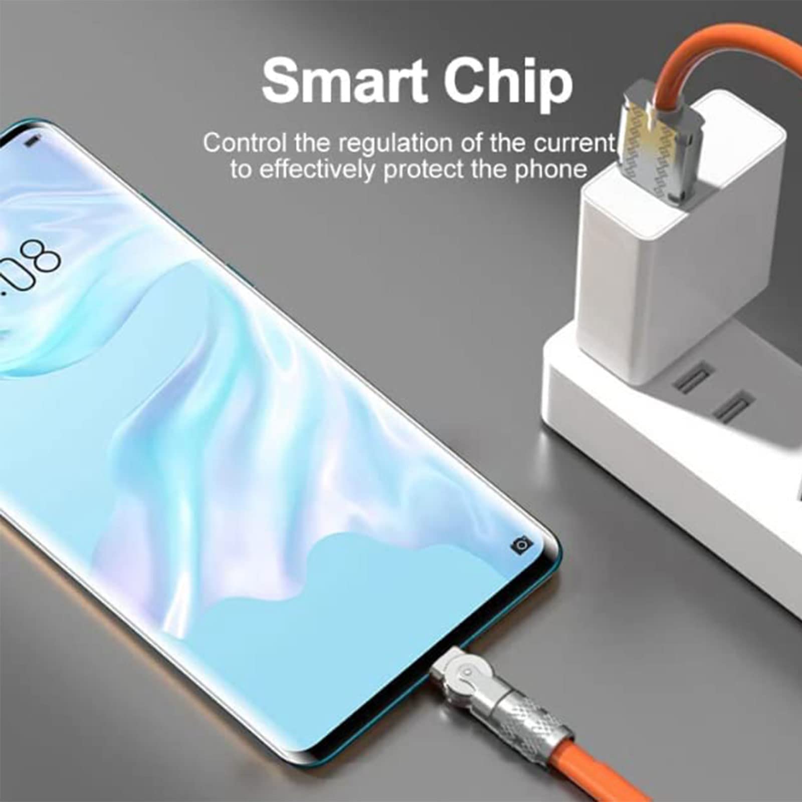 AILYRE Chubby Gamer 180 Rotating Fast Charge Cable,180 Degree Rotating Fast Charge Cable (for iOS)