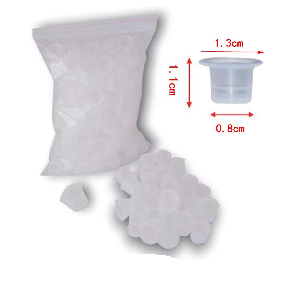Ink Caps,1000pcs Disposable Tattoo Ink Caps Medium 13mm Tattoo Supplies for Tattoo Ink