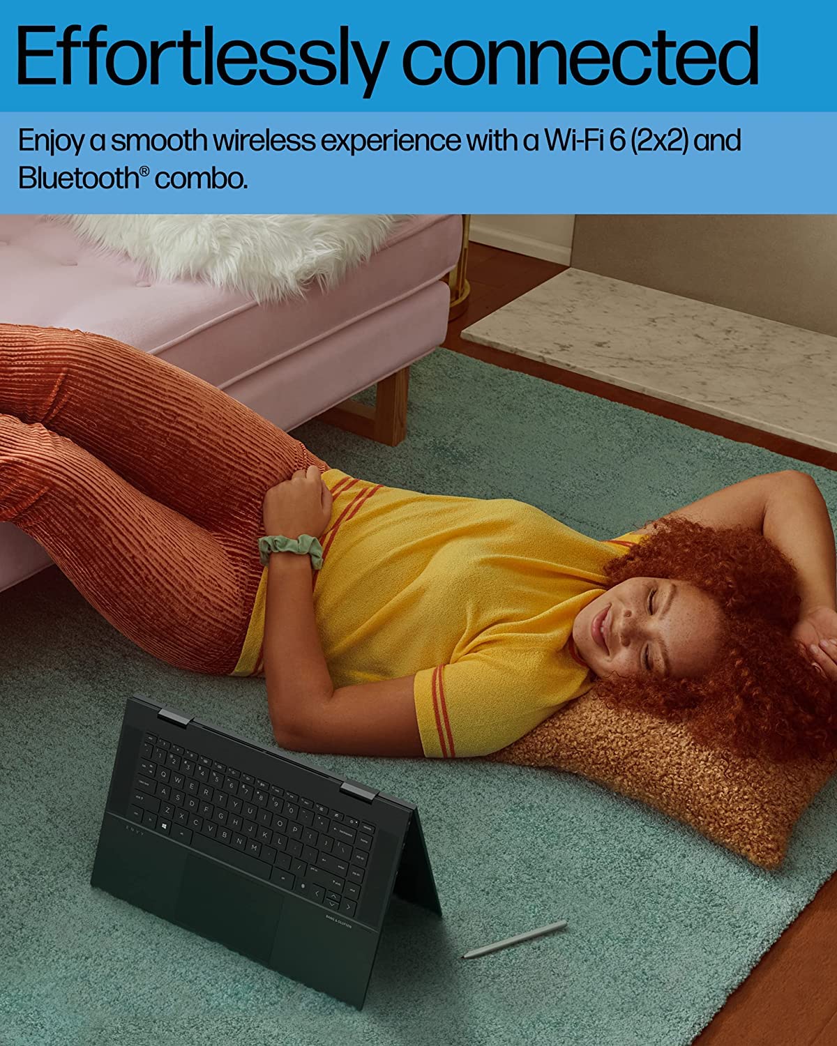 HP 2023 Envy x360 2-in-1 Convertible Laptop, 15.6 Inch Touchscreen Display, AMD Ryzen 7 5825U Processor, 64GB RAM, 2TB SSD, AMD Radeon Graphics, Bluetooth, Webcam, Windows 11 Home