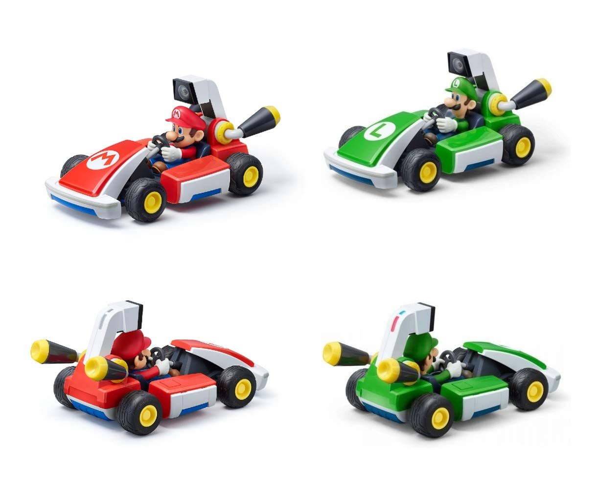 GALLIUMPI Newest Nintendo Mario Kart Live: Home Circuit - Mario Set and Luigi Set Edition - Family Holiday Gaming for Nintendo Switch or Switch Lite 10-in-1 Accessory Bundle for Nintendo Switch Lite
