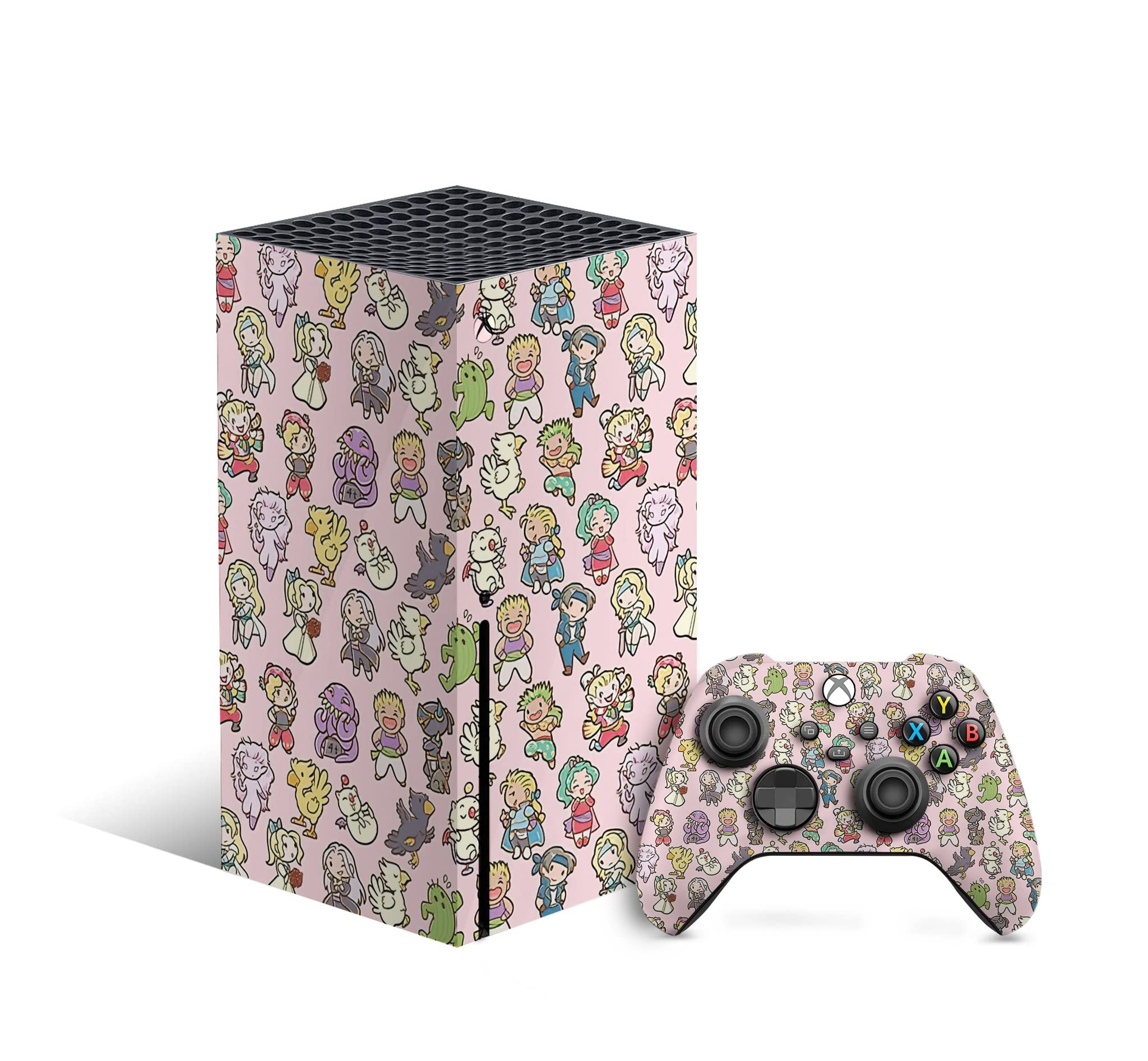 Adventure Fantasy World X-box-Series-X Skin Stickers, Full Body Vinyl Decal Cover for X-box-Series-X Console & Controllers