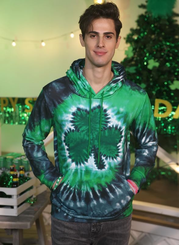 Arvilhill Irish St Patrick's Day Shamrock Funny Green Sweatshirt St Paddys Day Shirt XXL
