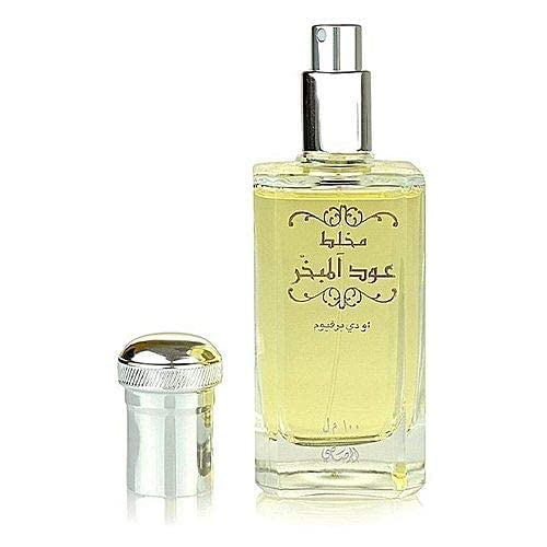 Rasasi Mukhallat Oudh Al Mubakhar Eau De Parfum Spray, 3.4 Ounce (Unisex)