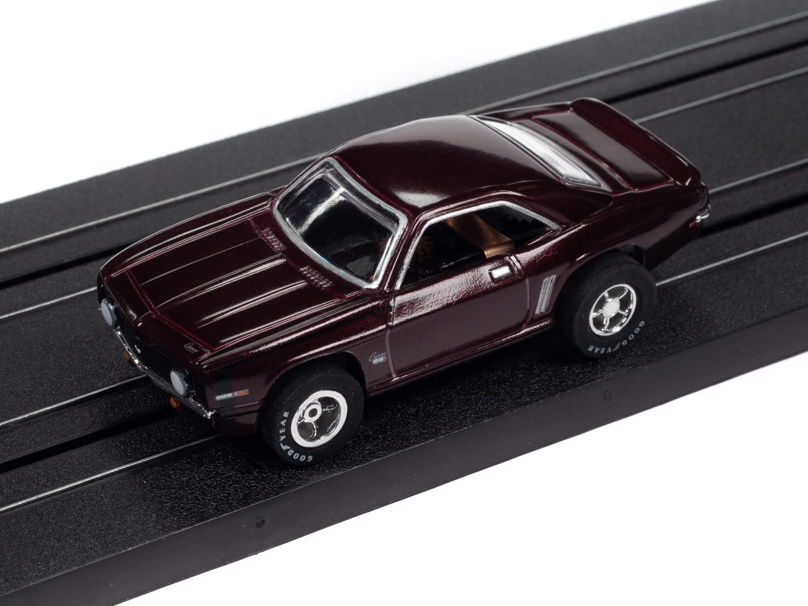 Auto World Xtraction 1969 Chevrolet Camaro (Garnet Red) HO Scale Slot Car