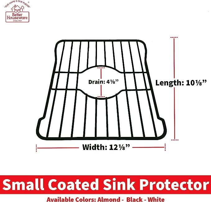 Better Houseware Small White Sink Protector (2 Pack)