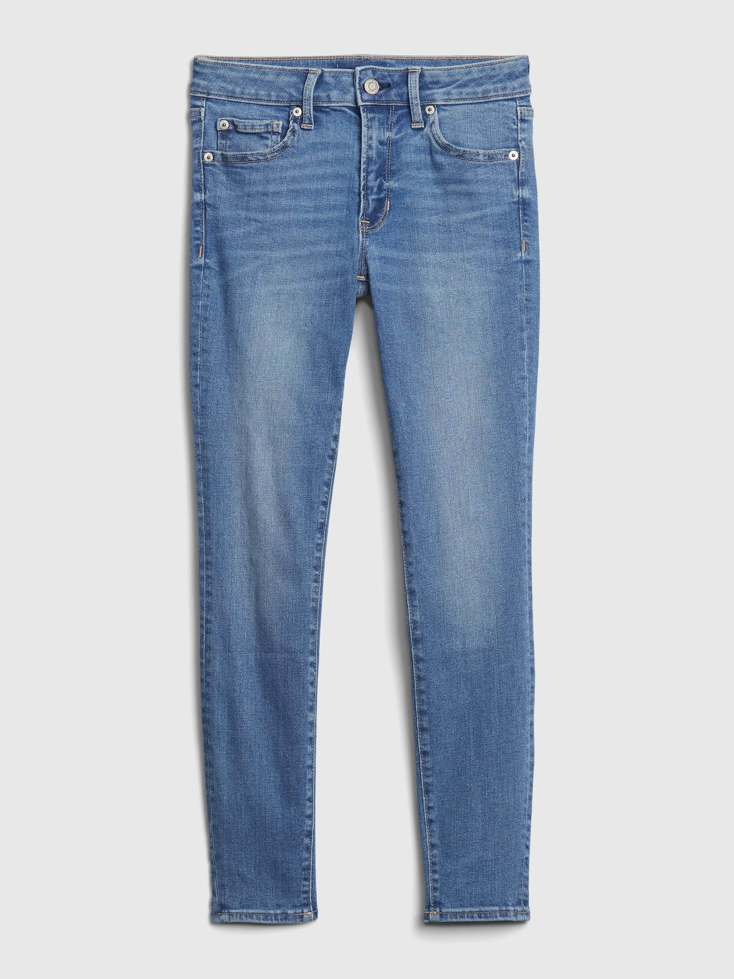 GAP Womens Mid Rise Legging Jeans, Light Brooklyn, 30 Regular US