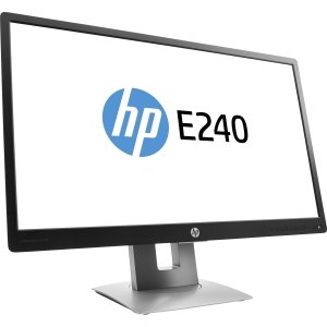 HP M1N99AA#ABA EliteDisplay E240 23.8'' 1080p Full HD LED-Backlit LCD Monitor, Black/Silver