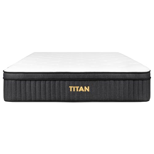 Brooklyn Bedding Titan 13" Hybrid Luxe Mattress for Plus Size Sleepers, Queen