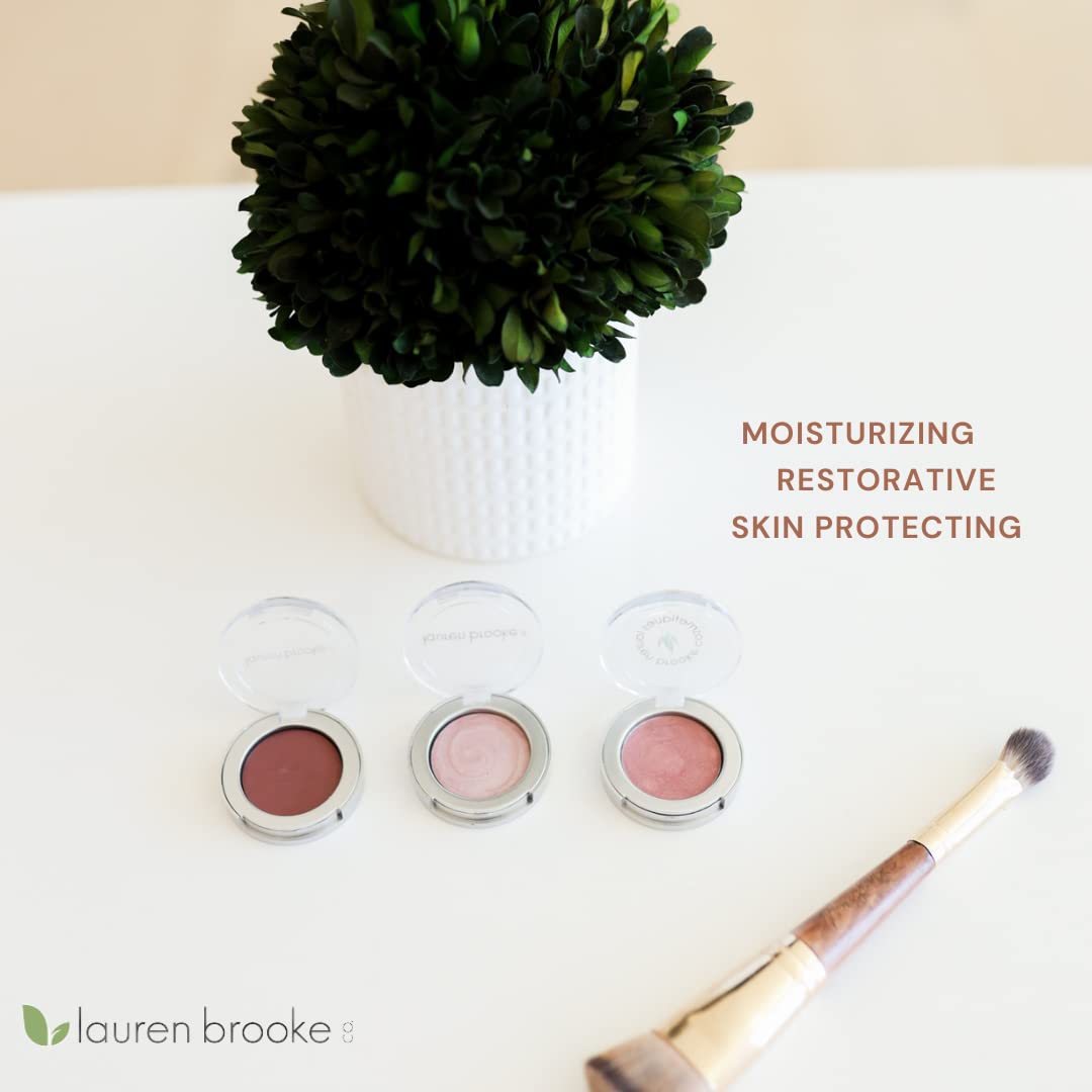 Lauren Brooke Cosmetiques Cream Eyeshadow | Natural Organic Eyeshadow, Richly Pigmented Eye Makeup, Creme Eyeshadow For Women (Plum Fairy (Matte))