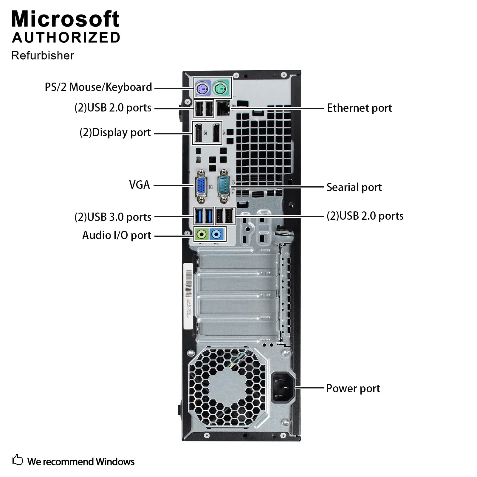 HP ProDesk 600 G1 SFF Business Desktop Computer, Intel Core i5 4590 up to 3.7GHz,16G DDR3, 2T, DVD, WiFi, Bluetooth 4.0, USB 3.0, VGA, DP, Win 10 64-Bit Supports English/French/Spanish(CI5) (Renewed)