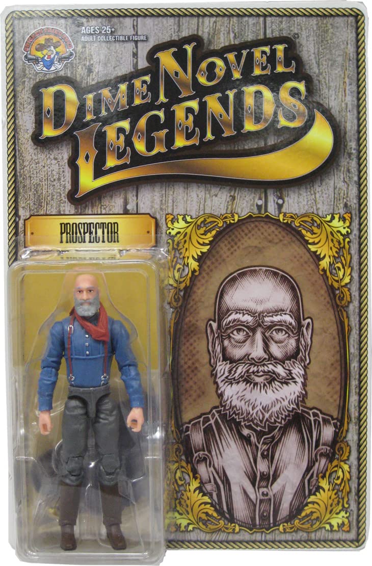 Dime Novel Legends 1/18 Scale (4" Tall) Old west Action Figure Prospector