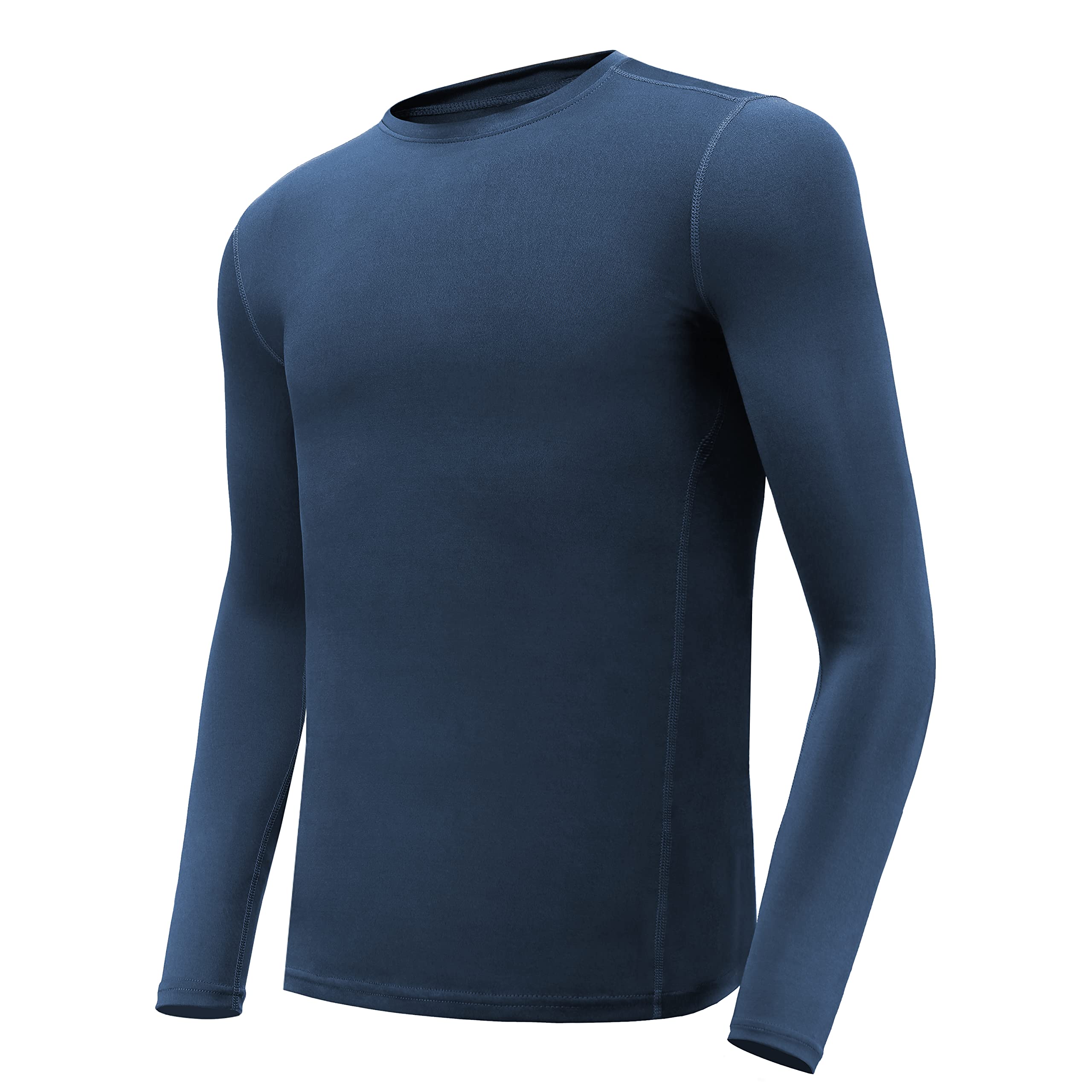 ANNGOTI Boy's Thermal Underwear Long Sleeve Athletic Base Layer Compression Underwear Shirt Tights Set