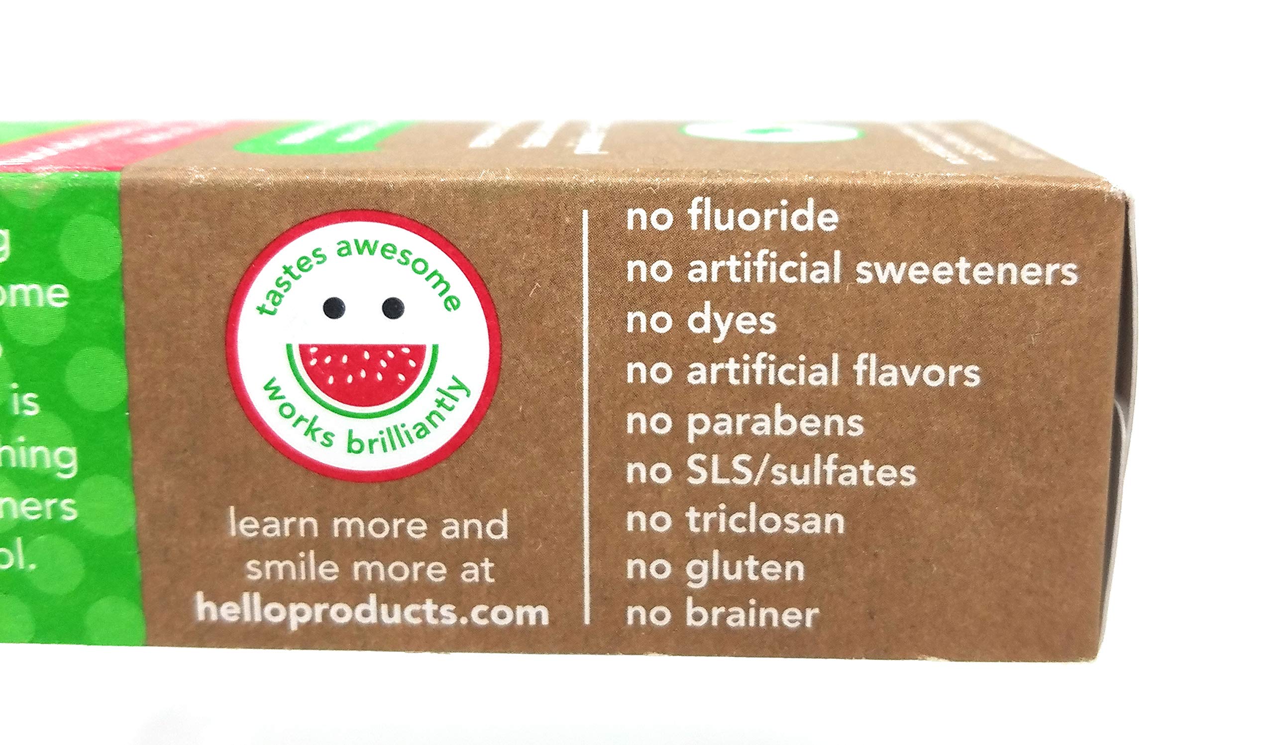 Hello Products LLC - Tpst Natural Wtrmln Flrd Free - Case of 6-4.2 OZ