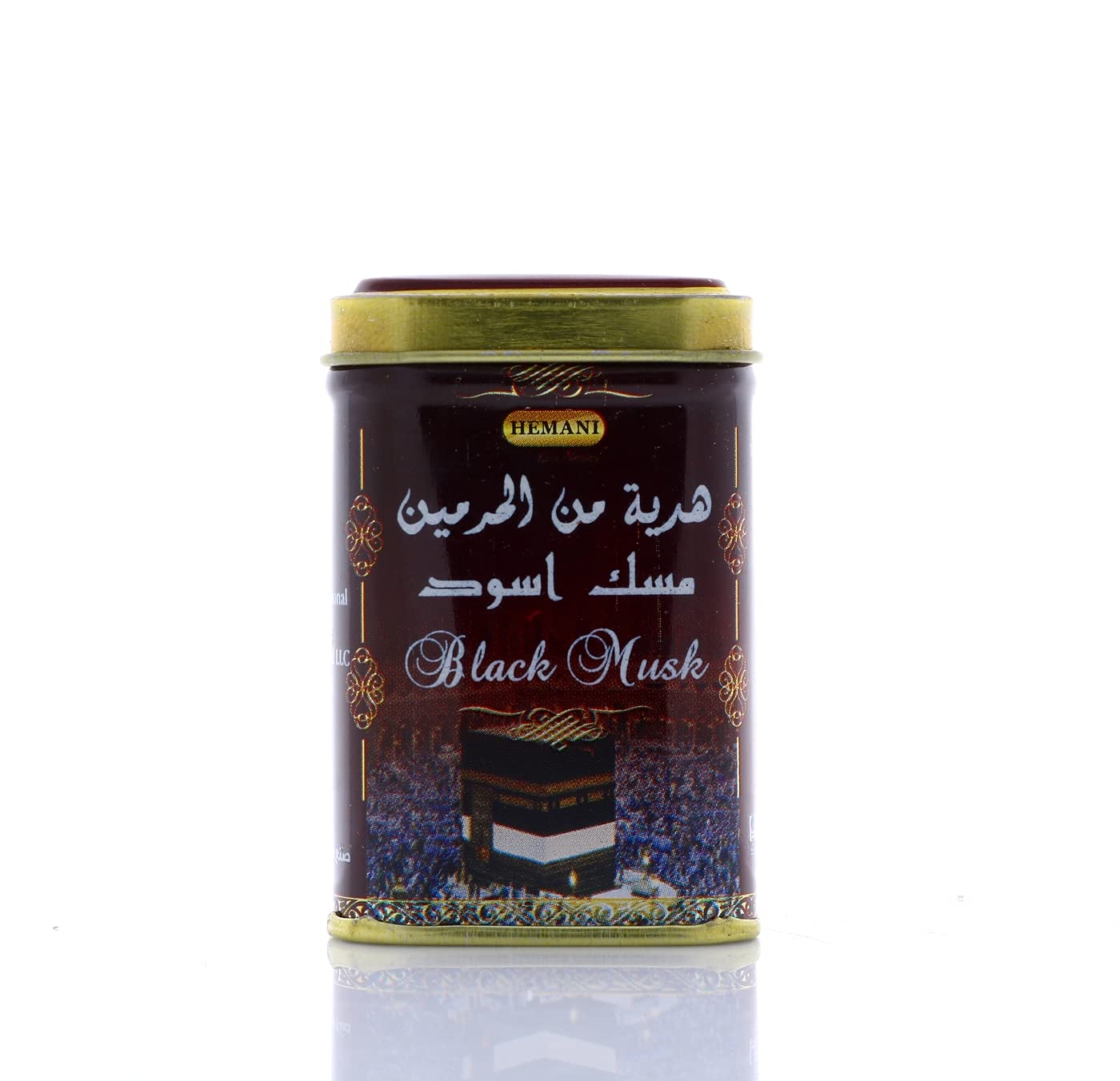 Hemani Halal Black Musk - Non Alcoholic Solid Perfume 25g