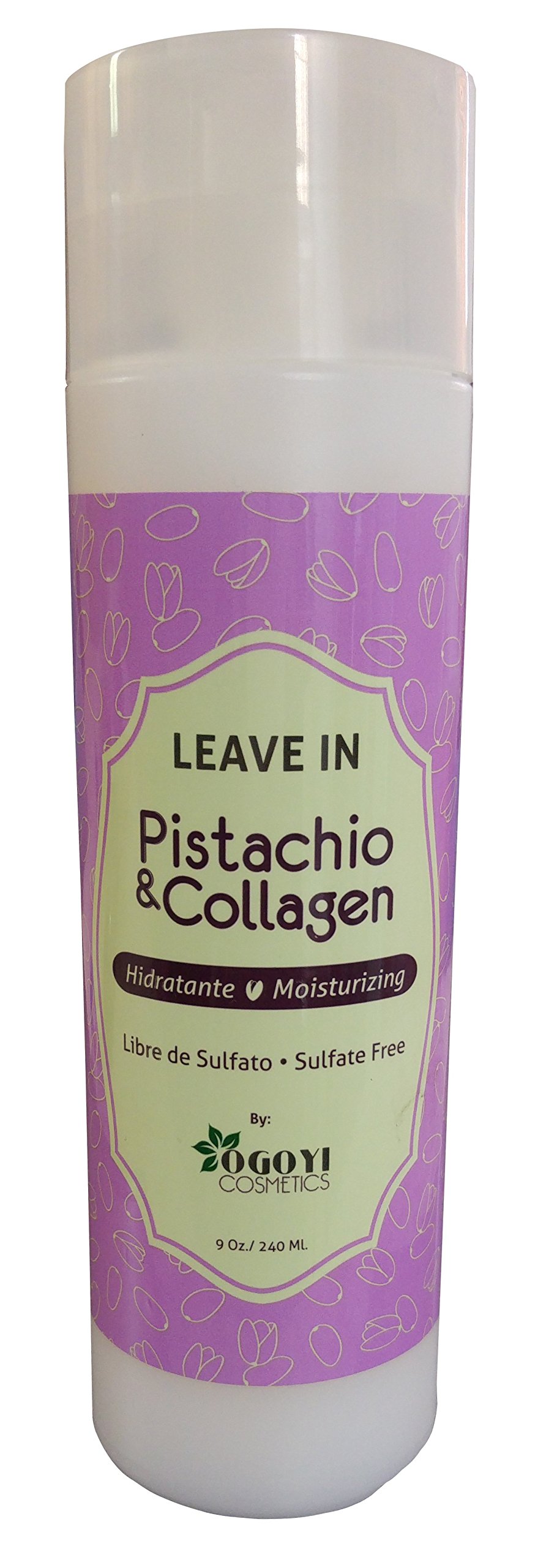 Pistachio & Collagen Moisturizing Leave in Conditioner, 9 Oz./ 240 ML