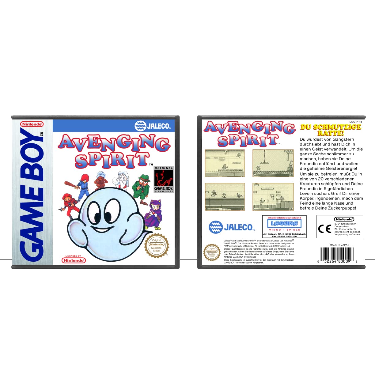 Avenging Spirit (PAL) | (GB) Game Boy - Game Case Only - No Game
