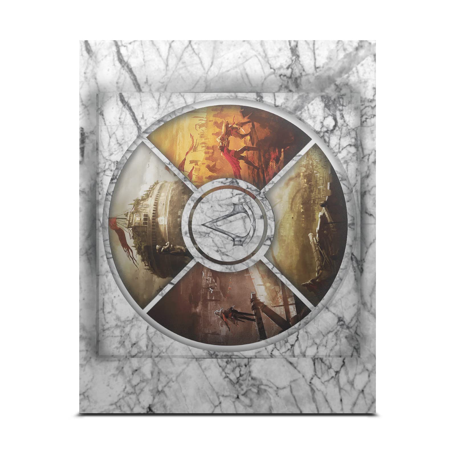 Head Case Designs Officially Licensed Assassin's Creed Logo Brotherhood Graphics Vinyl Sticker Gaming Skin Decal Cover Compatible With Xbox One X Console and Controller Bundle