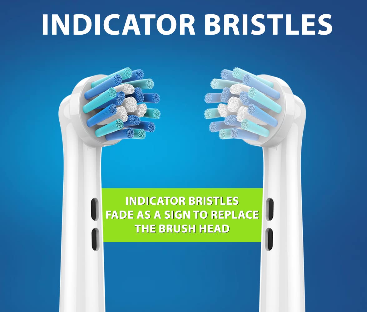 Belwick Replacement Toothbrush Heads Compatible with Oral B Braun, 8 Pack Professional Electric Toothbrush Heads, Precision Brush Heads Refill for Oral-B 7000/Pro 1000/9600/ 5000/3000/8000 (8 Pack)