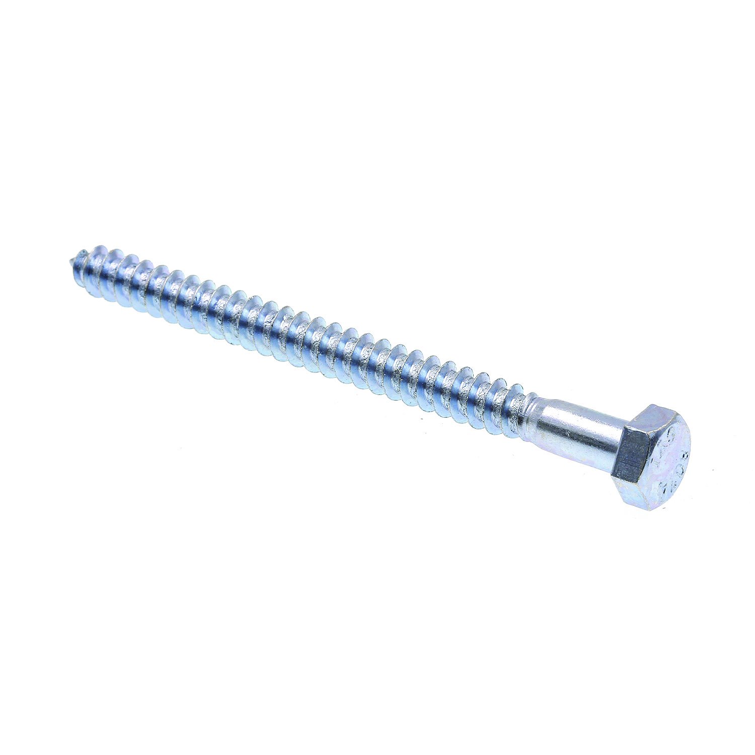 Prime-Line 9055821 Hex Lag Screws, 5/16 In. X 4 In., A307 Grade A Zinc Plated Steel (50 Pack)