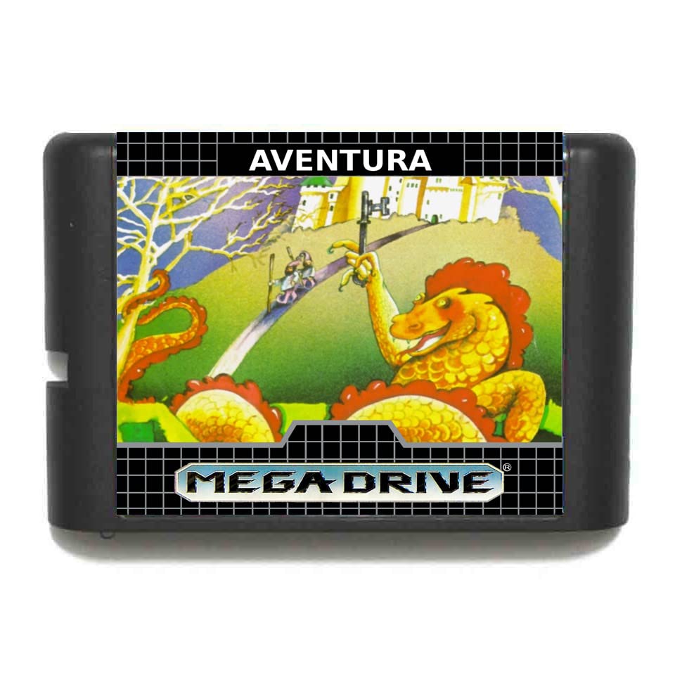 Aventura 16 Bit MD Game Card For Sega Mega Drive For Genesis (EUR Shell)