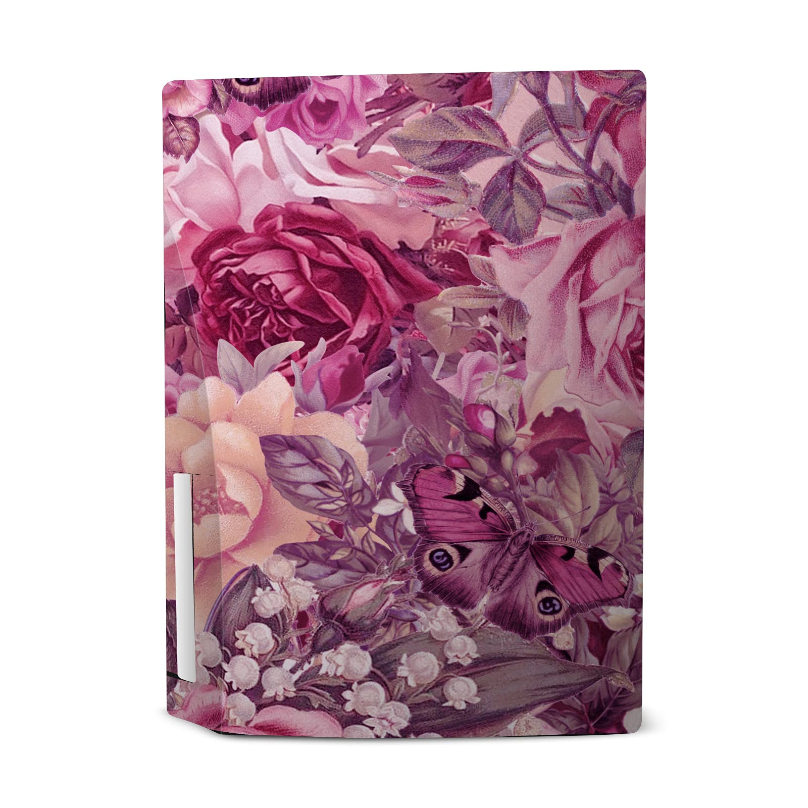 Head Case Designs Officially Licensed LebensArt Butterfly Romance Art Mix Vinyl Faceplate Sticker Gaming Skin Decal Compatible With Sony PlayStation 5 PS5 Disc Edition Console & DualSense Controller