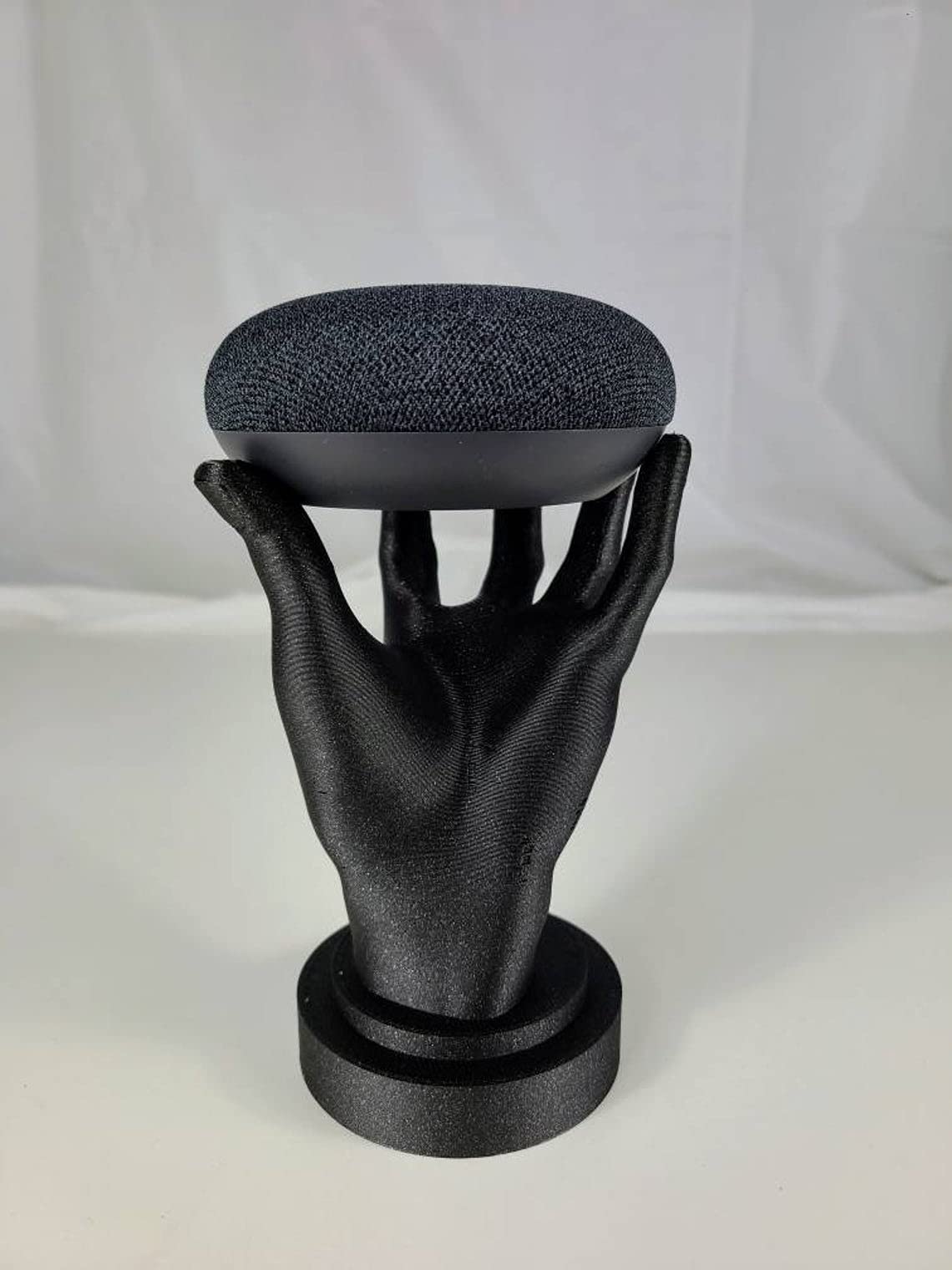 Dancyn Studios Living Hand Stand for Google Home Mini & Google Nest Mini, Echo Dot 3rd Generation Smart Home Audio Speakers, Sparkle Black, One Size