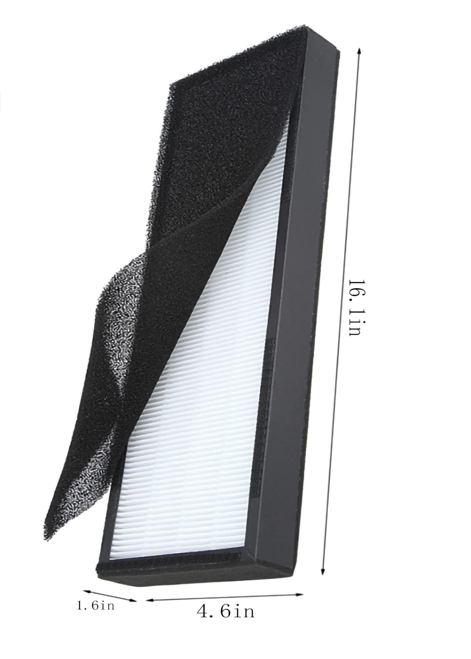 FedFilter FLT4825 HEPA Replacement Filter B Compatible with GermGuardian AC4300BPTCA AC4300WPT AC4900CA AC4825 AC4825W AC4825DLX AC4850PT CDAP4500BCA CDAP4500WCA AP2200CA BXAP148,1 Count (Pack of 1)